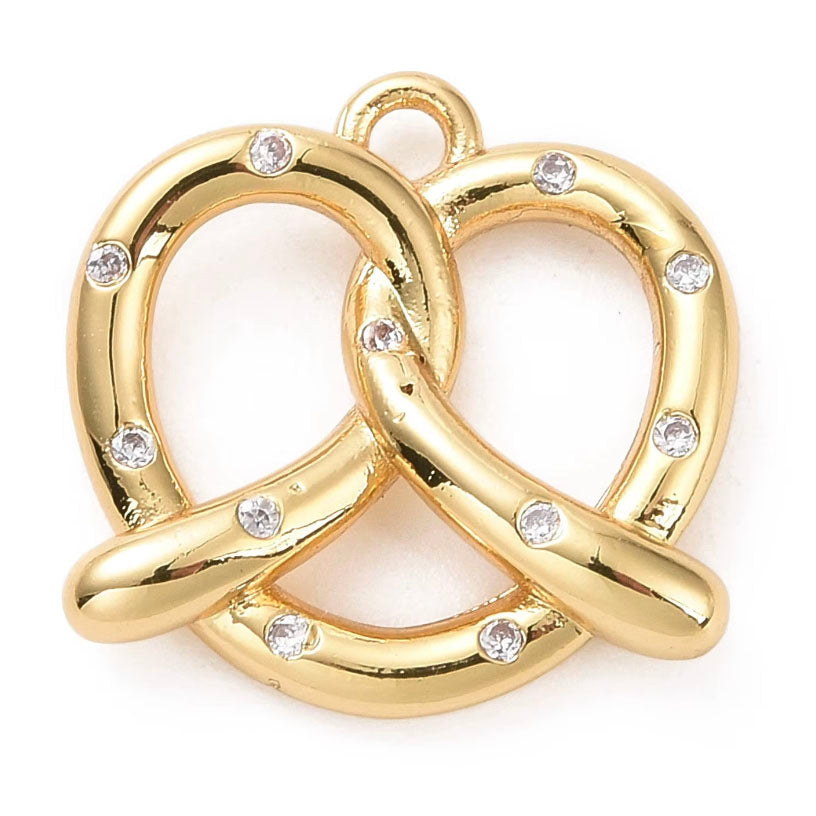 Pretzel Charm – Pink Moon