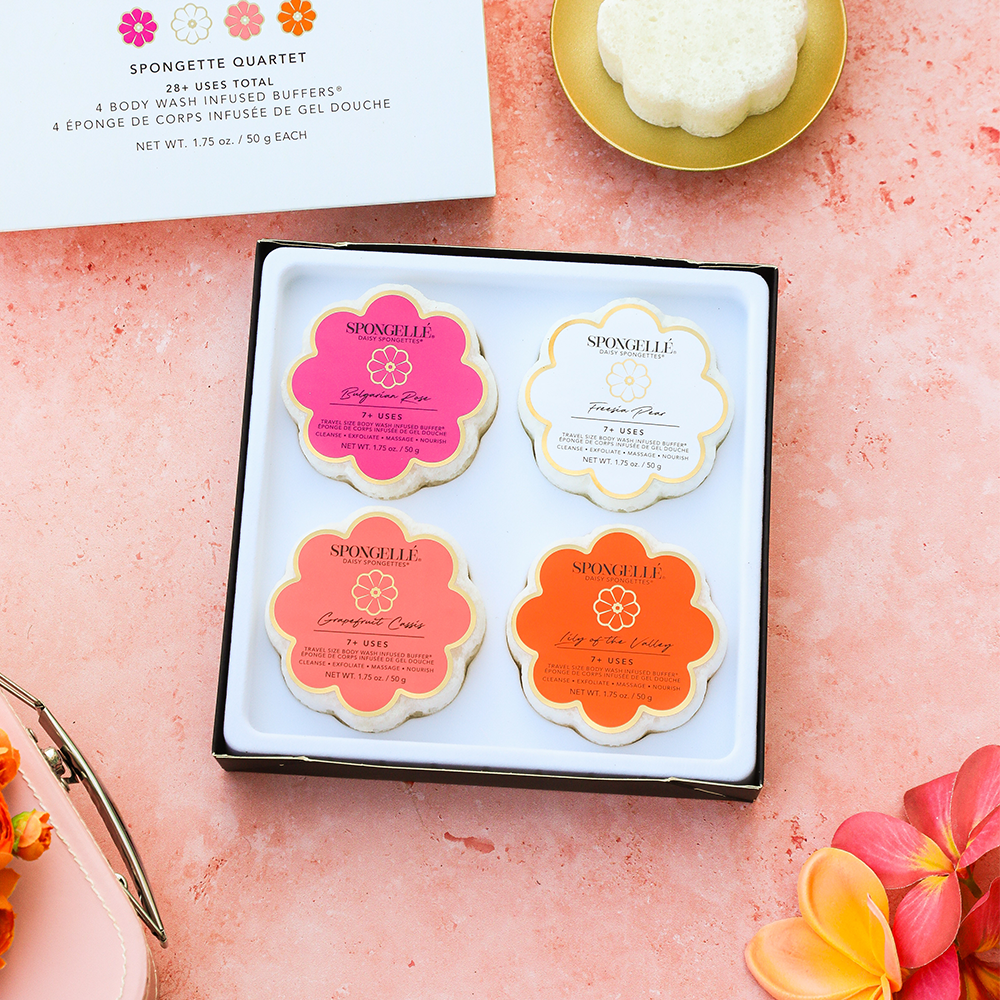 Spongette Quartet Gift Set – Pink Moon