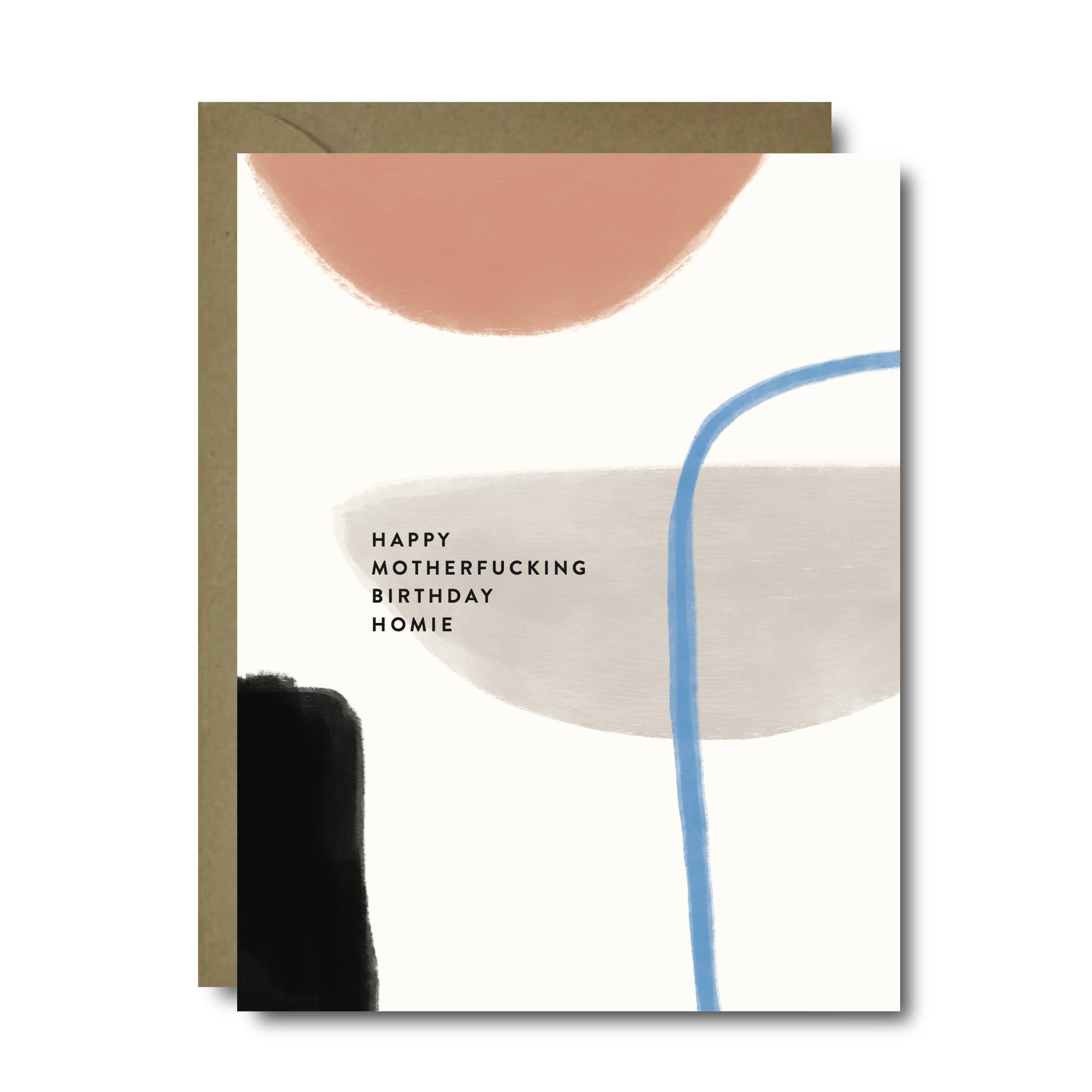 Homie Birthday Greeting Card – Pink Moon
