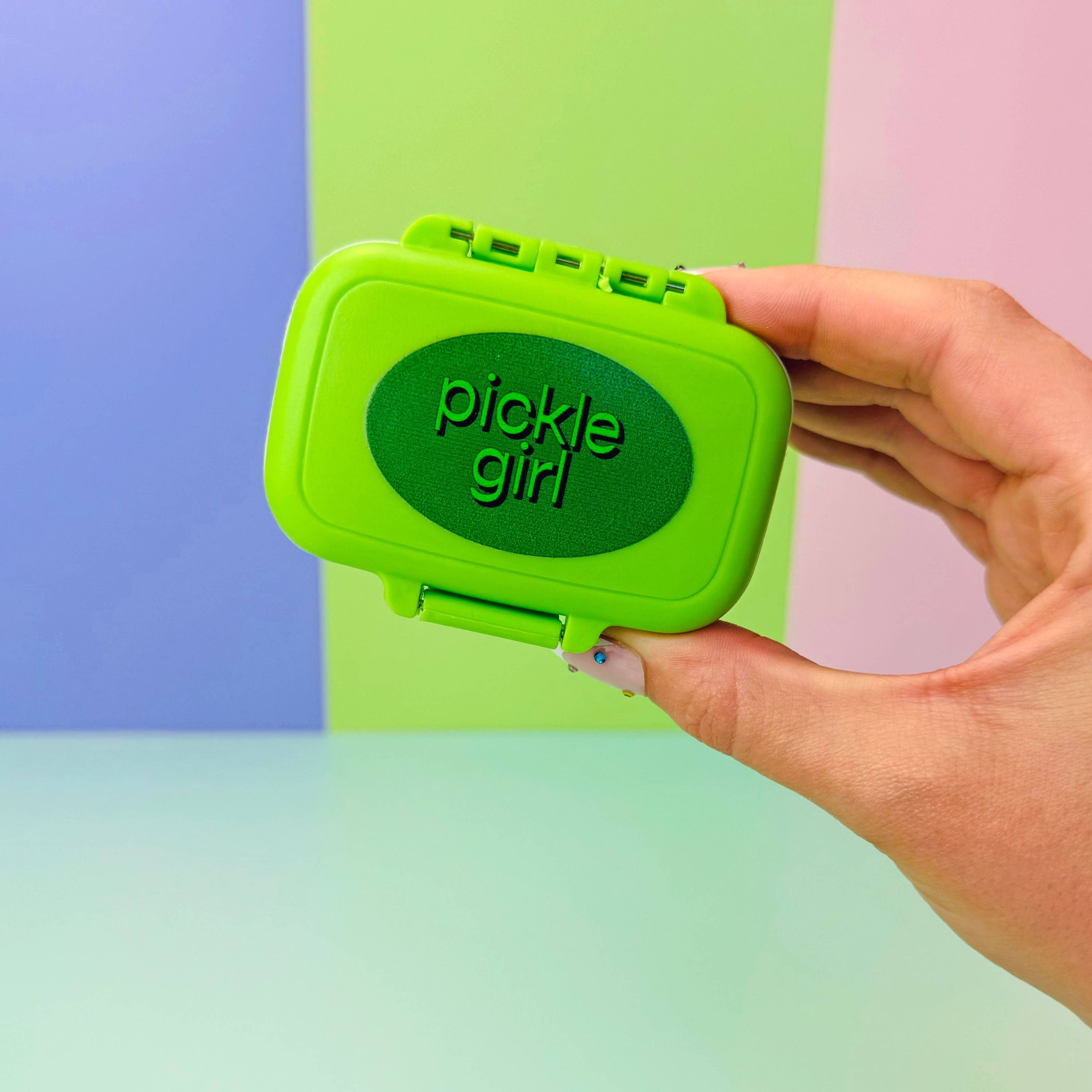 Pickle Girl Pill Case – Pink Moon