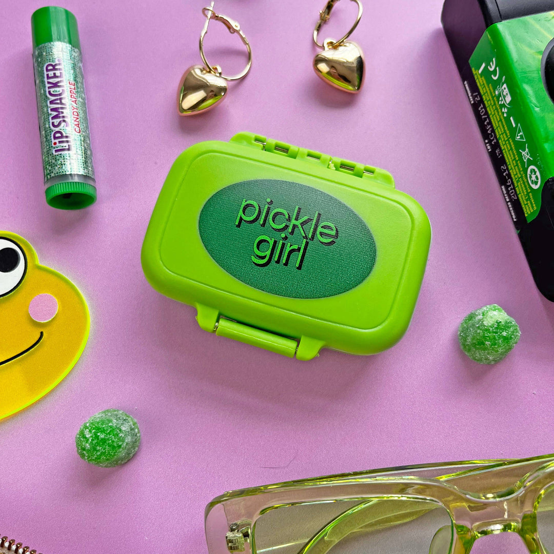 Pickle Girl Pill Case – Pink Moon