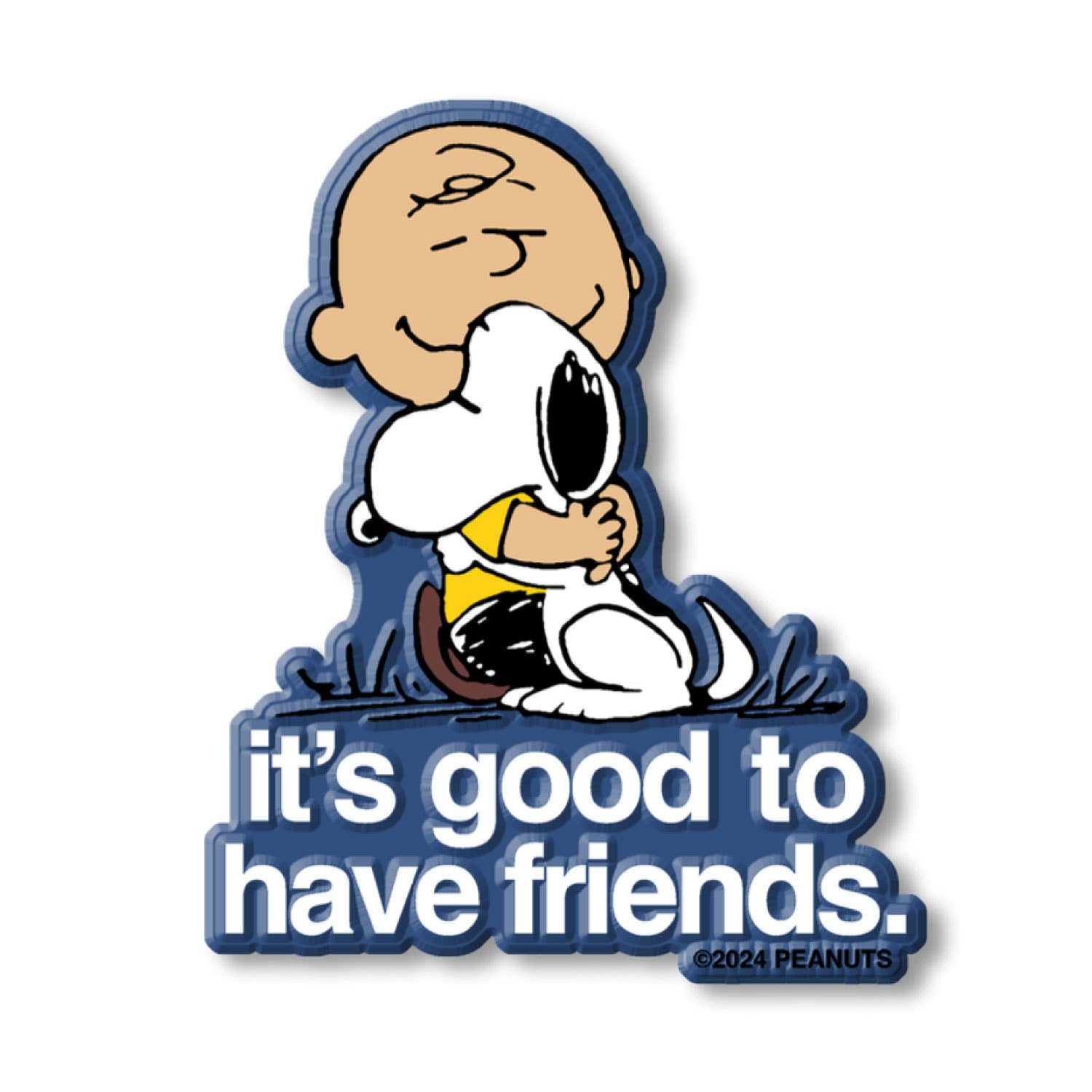 3P4 X Peanuts® - Good Friends Classic Magnet Blue – Pink Moon