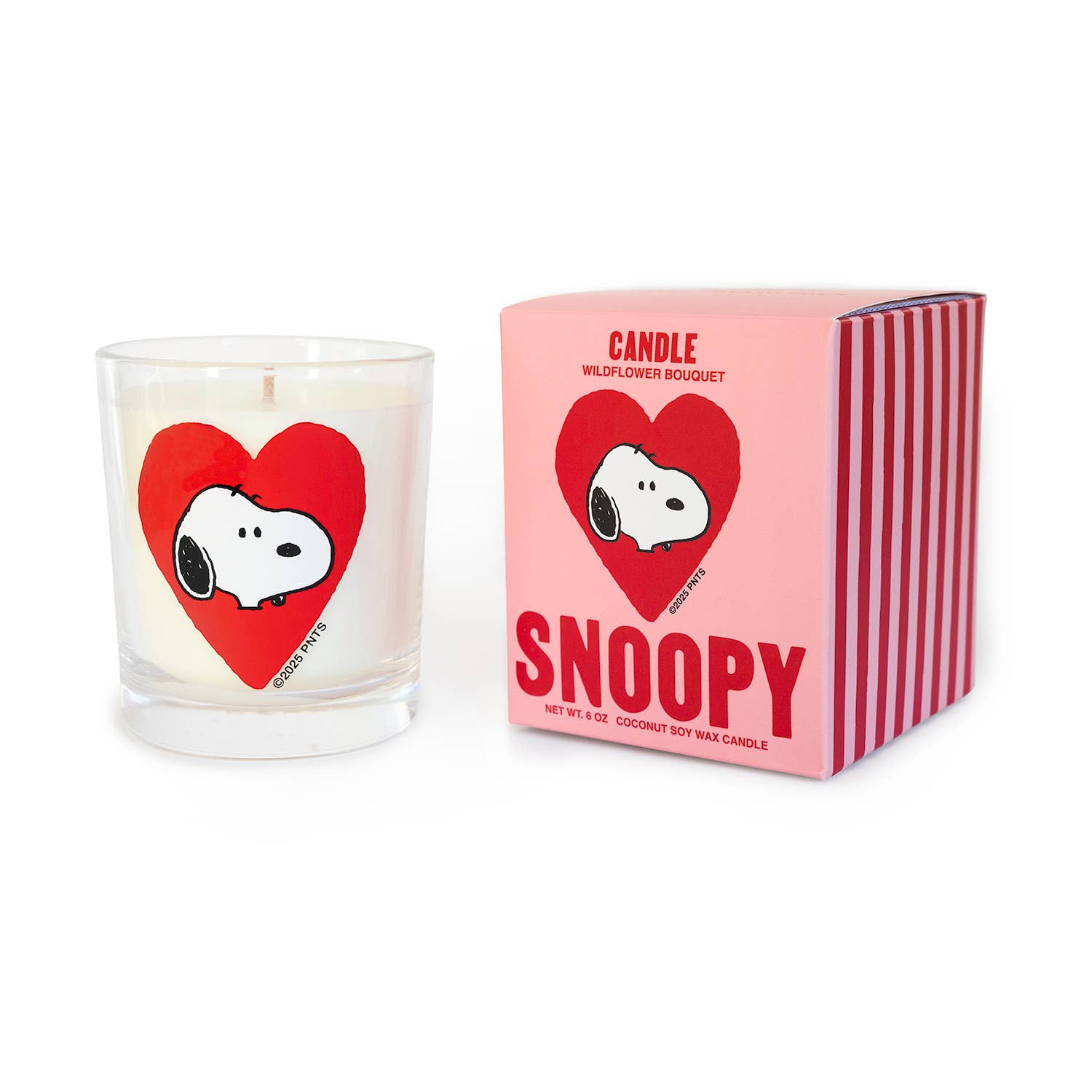 3P4 x Peanuts® Candle - Snoopy Heart – Pink Moon