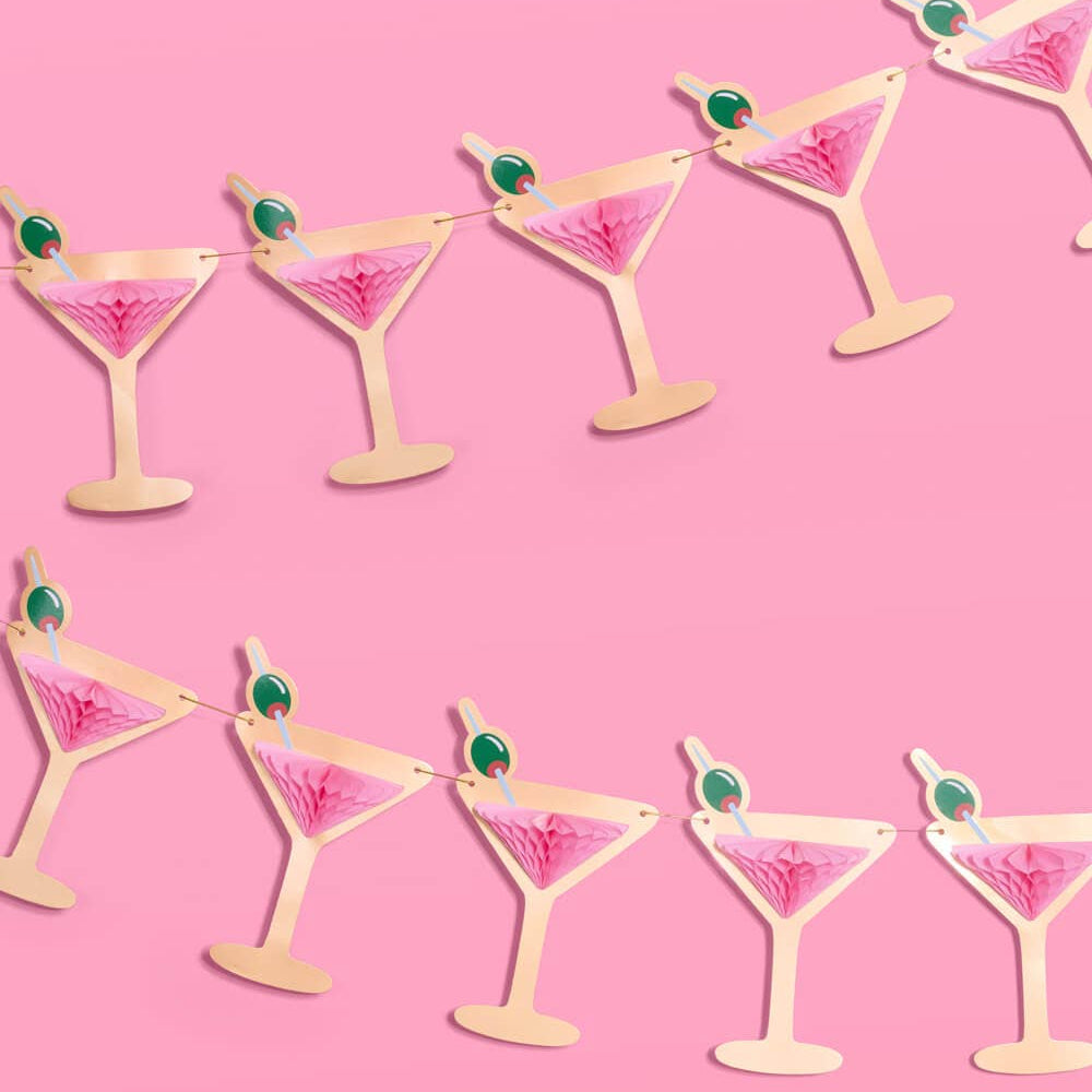 Martini Banner – Pink Moon