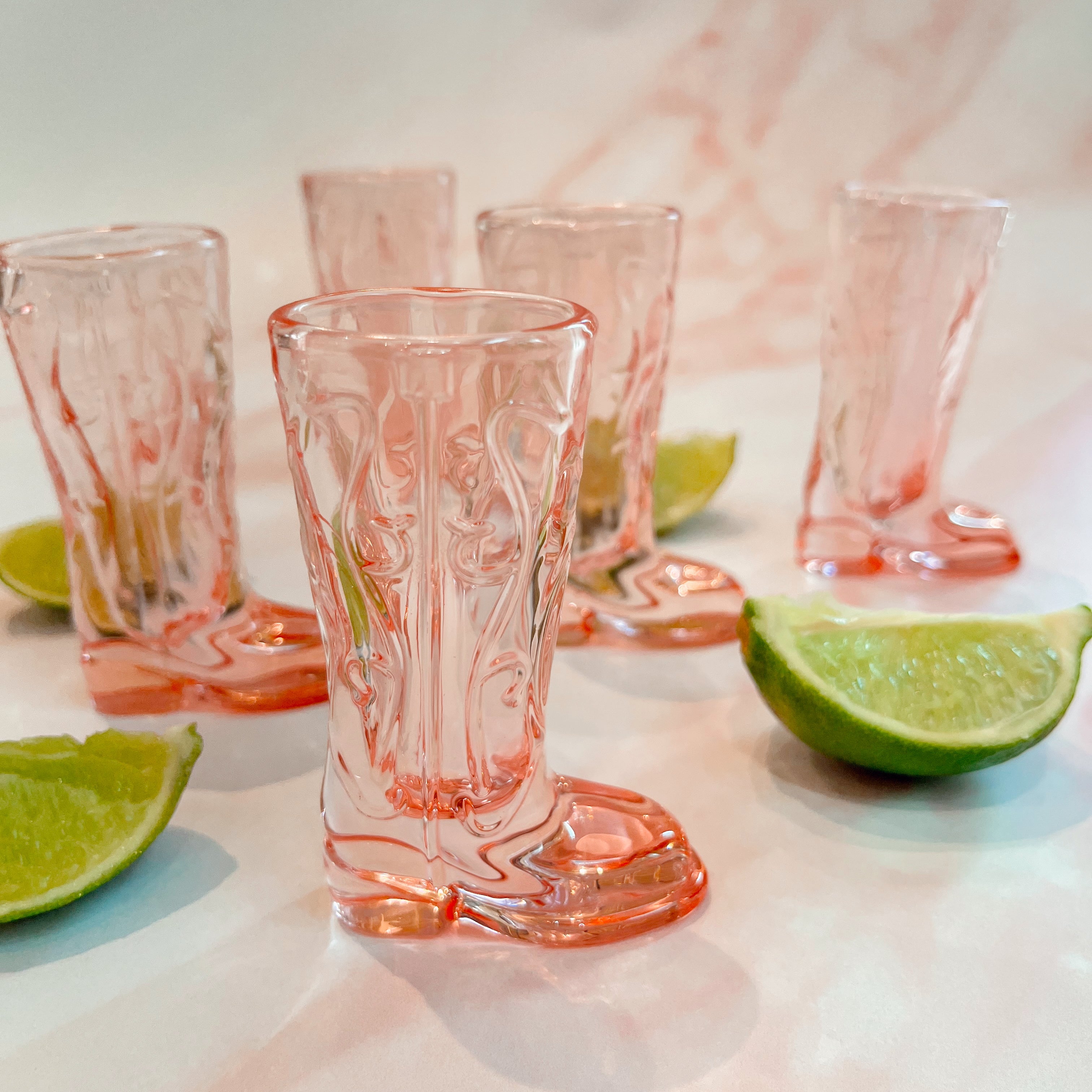 Pink Cowgirl Boot Shot Glass – Pink Moon