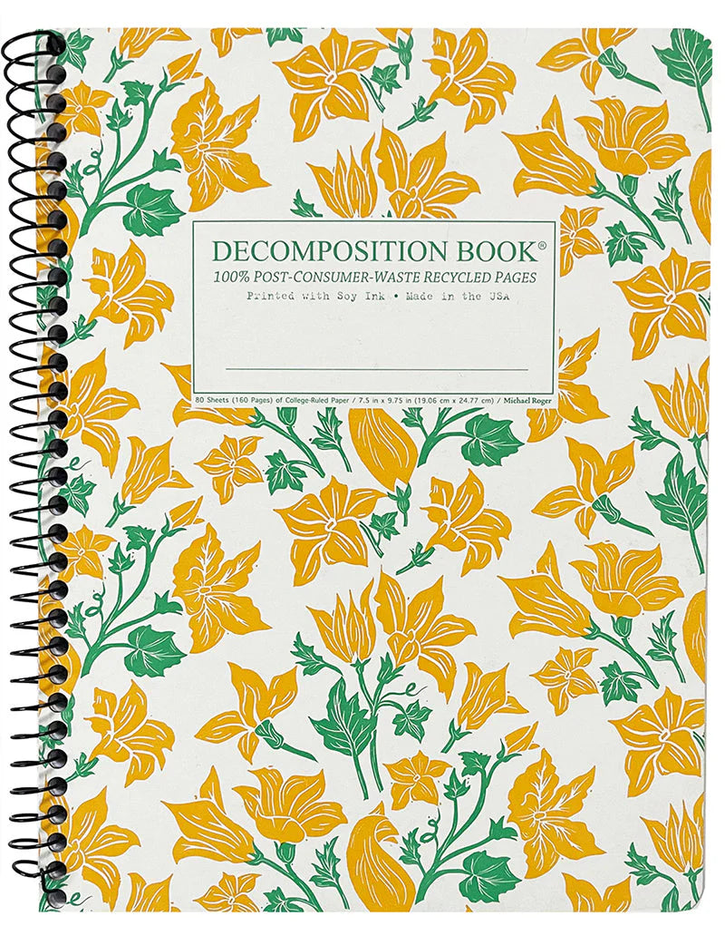 Decomposition Book- Squash Blossoms – Pink Moon