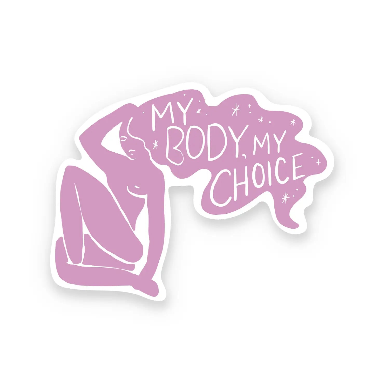 My Body Sticker, Lilac – Pink Moon